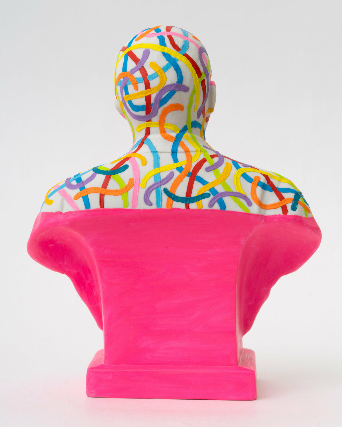 Half-pink Lenin by Oleksandr Balbyshev (2021) : Sculpture Terracotta ...