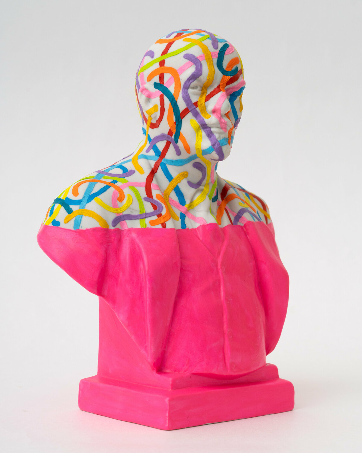 Half-pink Lenin by Oleksandr Balbyshev (2021) : Sculpture Terracotta ...