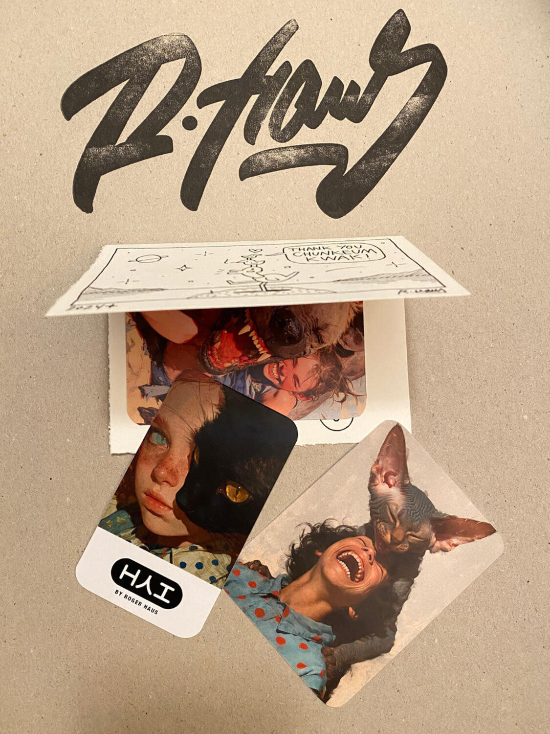 Angry Cat Giclée Print 30x40 cm - Animal Instinct #264 von Roger Haus ...