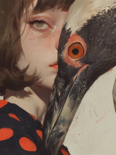 Penguin Giclée Print 50x70 cm - Animal Instinct #209 by Roger Haus ...