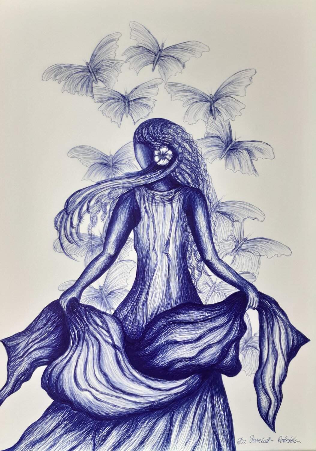 we are free by Elsa Marshall-Rothstein (2021) : Work on Paper Colored ...