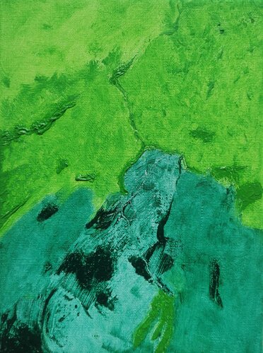 Dream Green by Piras Alexandra (2022) : Painting Oil on Canvas - Singulart
