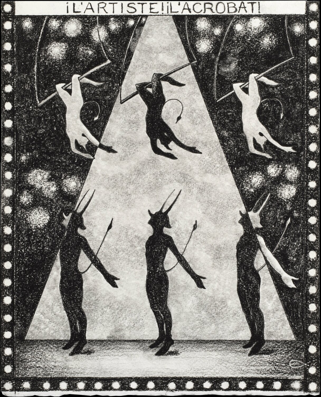 The Artist! The Acrobat! by Chris Capoyianes (2020) : Drawing Graphite ...