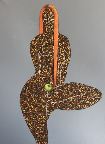 African Woman Painting Original Artwork 50x70 African Girl Art African ...