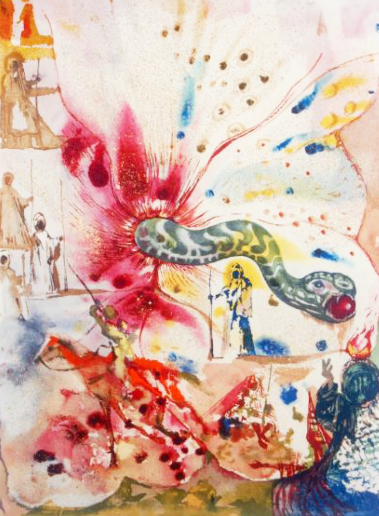 Le Serpent et la Pomme (The Serpent/snake and the Apple) de Salvador ...