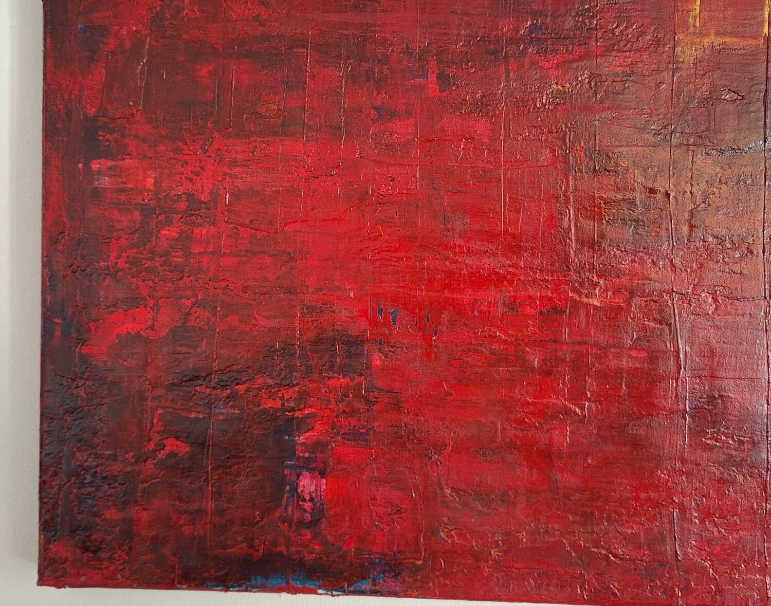 DEEP RED by Kamran Kazemi (2024) : Painting Acrylic on Canvas - Singulart