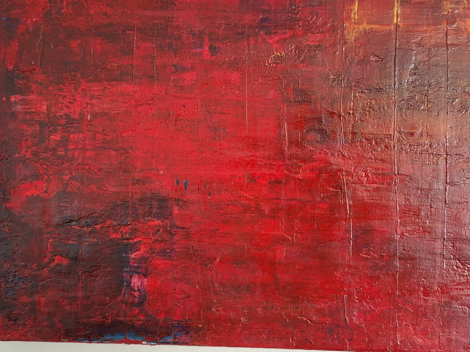 DEEP RED by Kamran Kazemi (2024) : Painting Acrylic on Canvas - Singulart