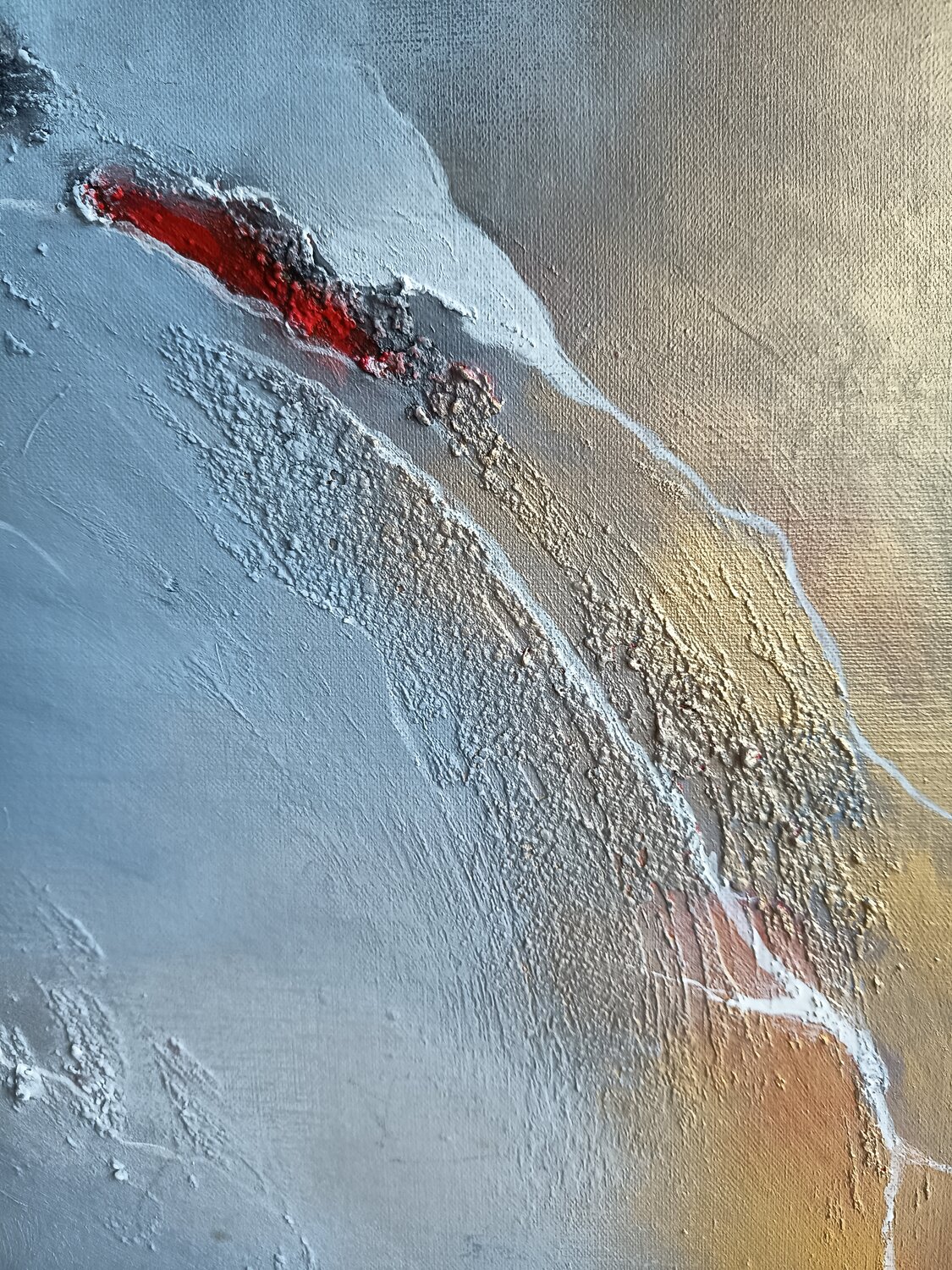 Inferno by Marité Bouis (2026) : Painting Acrylic, Ink on Canvas ...