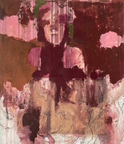 Carnivores and Herbivores de Gela Mikava (2025): Pintura Acrílico, Óleo ...