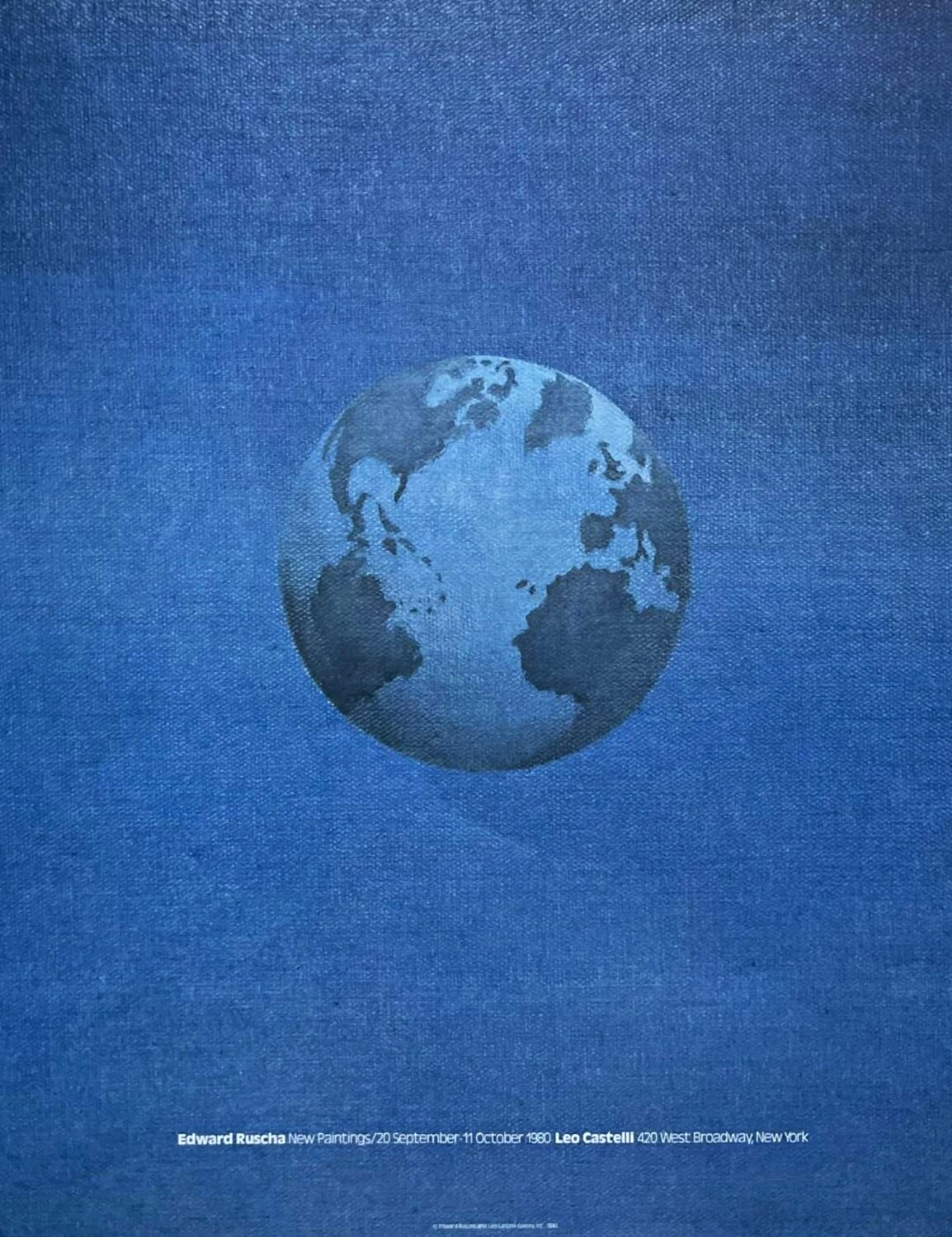 Edward Ruscha: New Paintings, Leo Castelli Gallery (rare, vintage ...