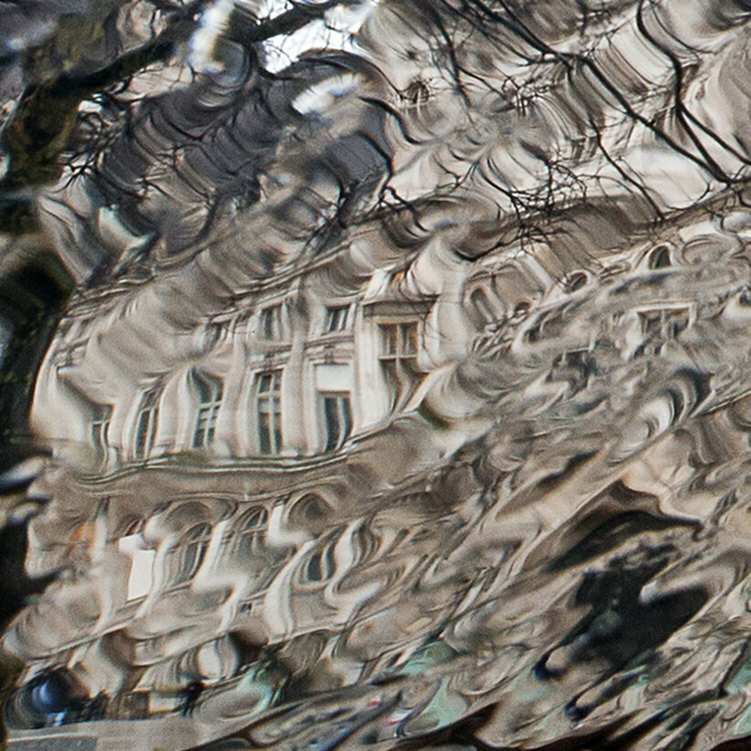 Averse sur l'Hôtel de Ville by Robert Bared (2018) : Digital Digital on ...