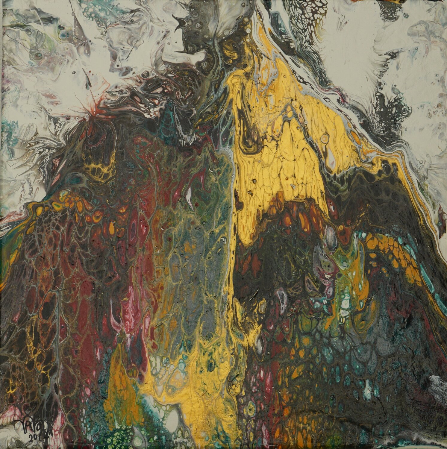 zauberhaft 7 - Zauberberg by Waltraud Hubinger (2021) : Painting ...