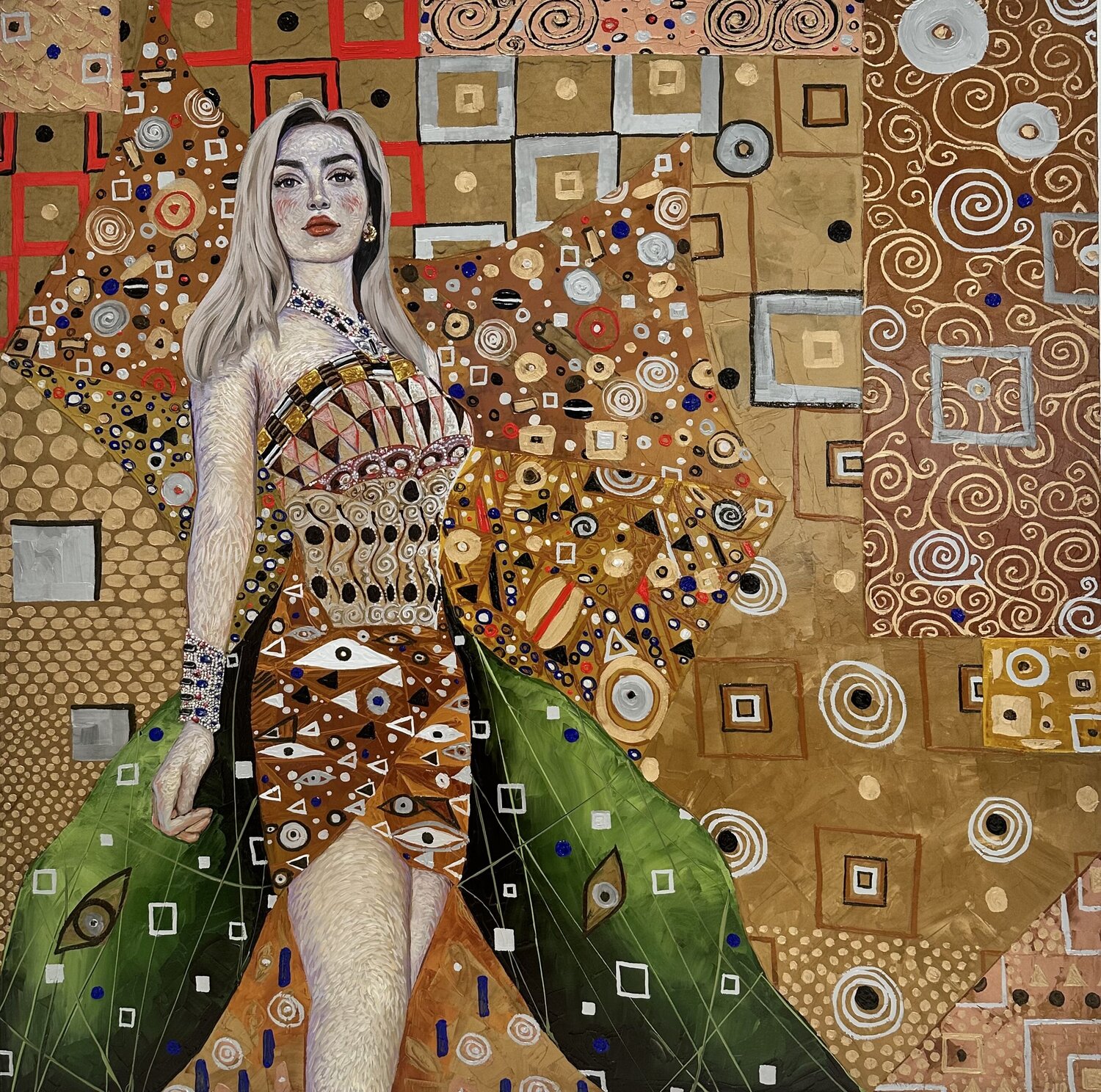 Hidden Treasures ( Selfportrait in Gustav Klimt style) by Elena ...