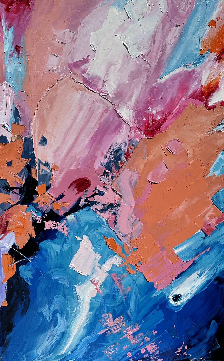 Colours blossom by Elena Dmitrenko (2023) : Painting Oil on Canvas ...