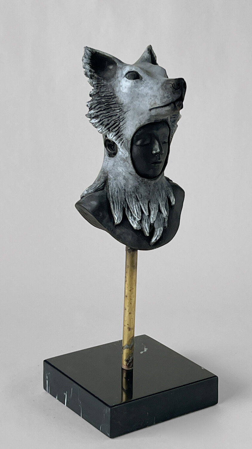 LOBO by Francesca Dalla Benetta (2022) : Sculpture Bronze, Marble ...