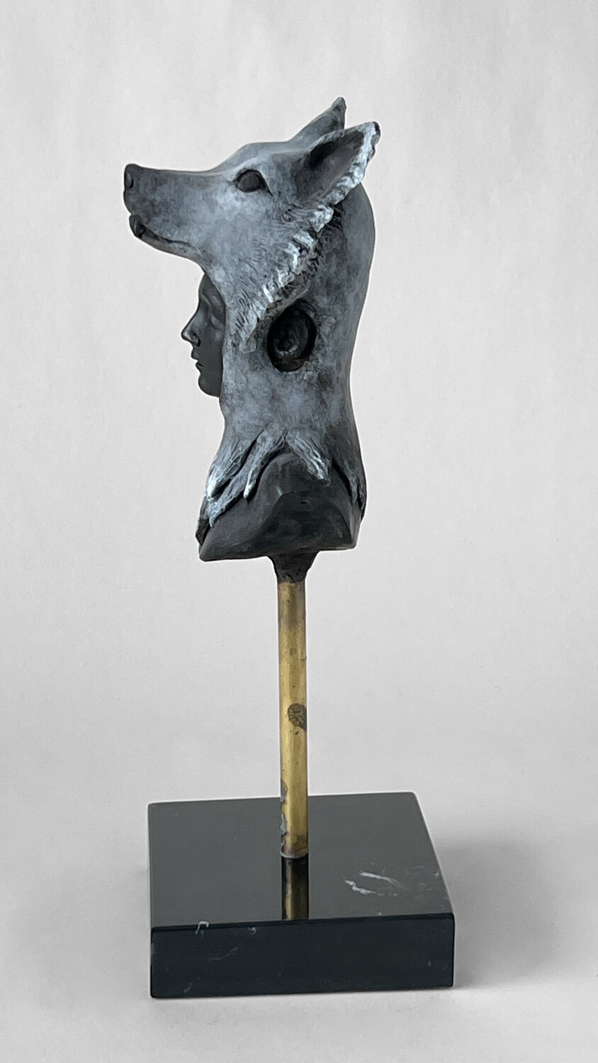 LOBO by Francesca Dalla Benetta (2022) : Sculpture Bronze, Marble ...