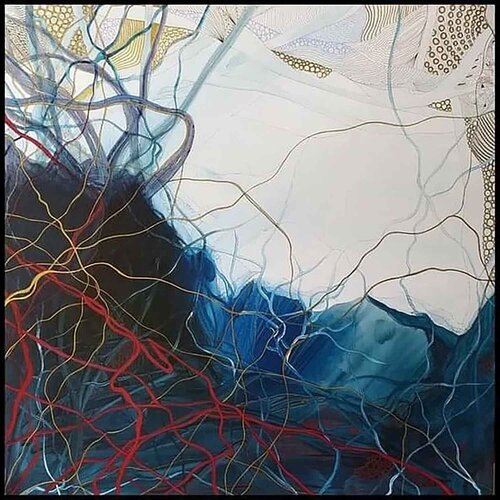 ARCANGELO by Anna Mazzola (2022) : Painting Acrylic, Ink on Canvas ...