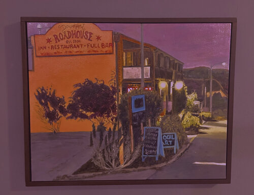 RoadHouse Evening I de Susan Brown (2019) : Peinture Acrylique sur ...
