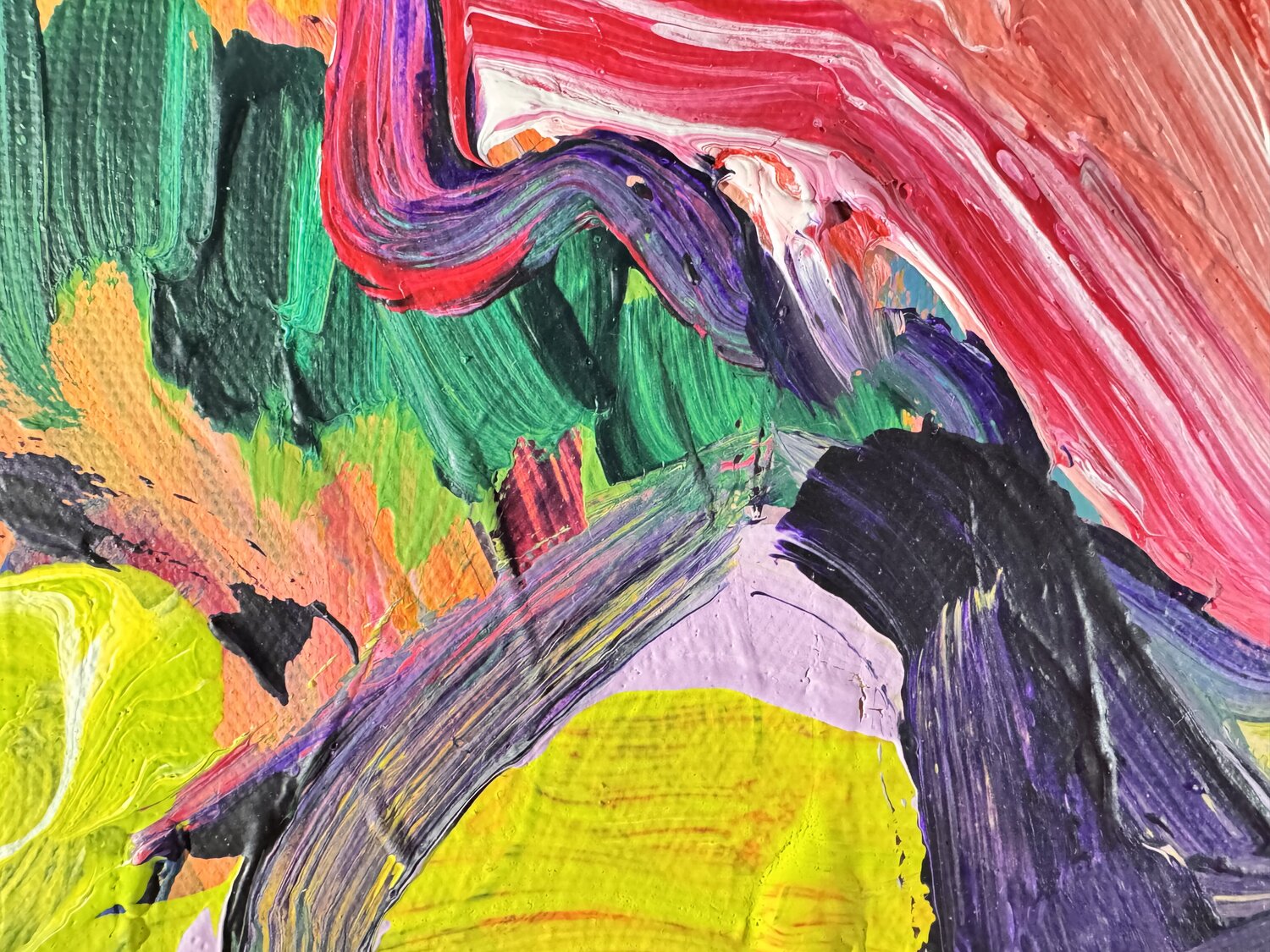 Les nénuphars chanceux 1/3 by Daniel PAUGAM (2016) : Painting Acrylic on Canvas - Singulart