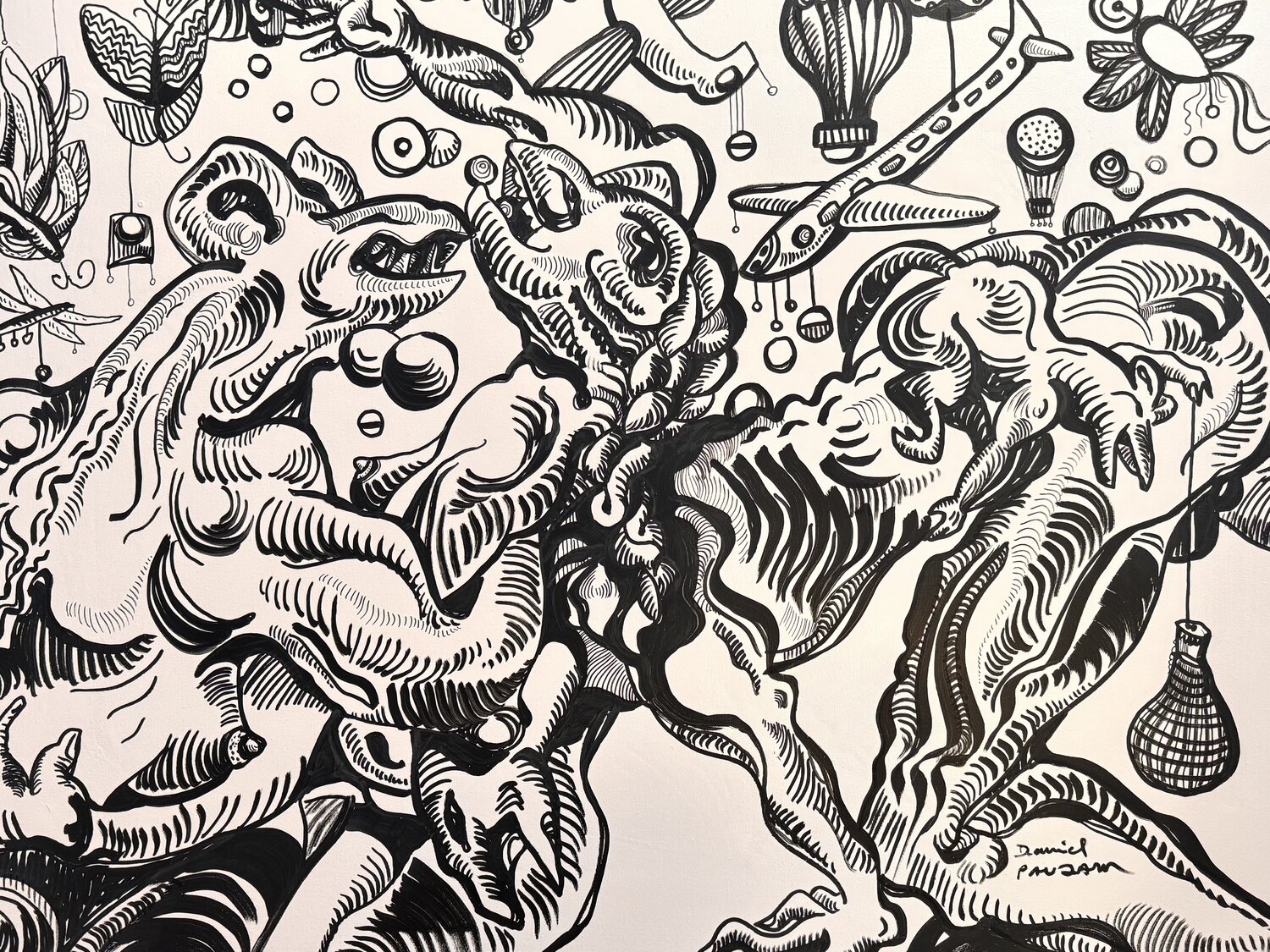 Les fous de volants by Daniel PAUGAM (2026) : Painting Acrylic on ...