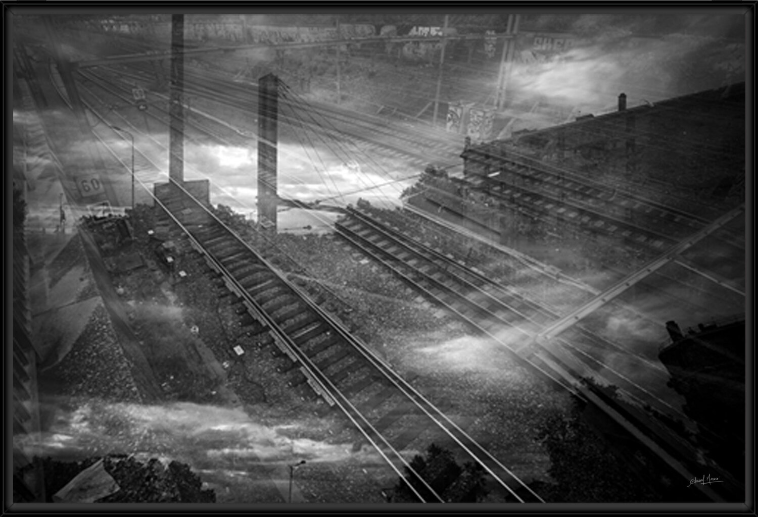 The end of the lines - tirage n° 1 / 1 by Edouard Mazaré (2018 ...