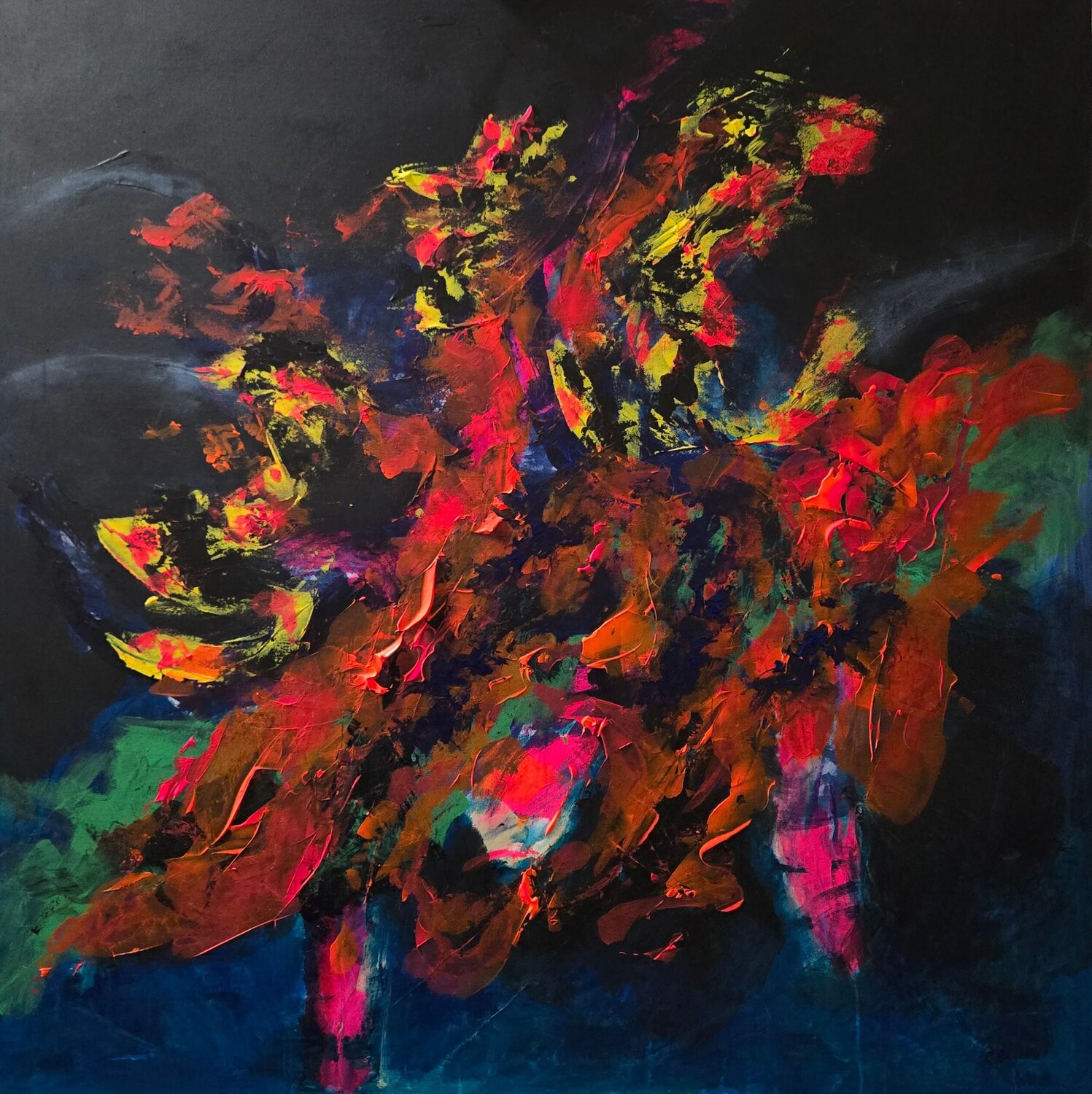 Tears of the monsoon wind by Terrence Dean (2025) : Painting Acrylic on ...