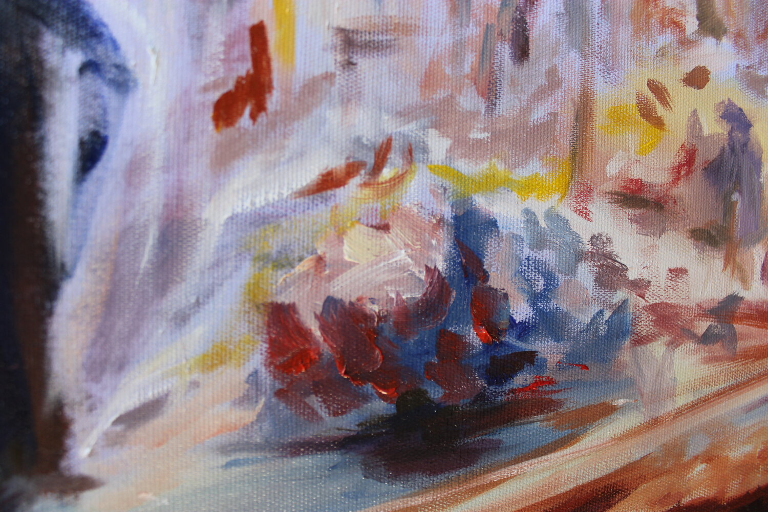 Piazza Vittorio Floral Market de Giulia Mercuri (2023) : Peinture Huile ...