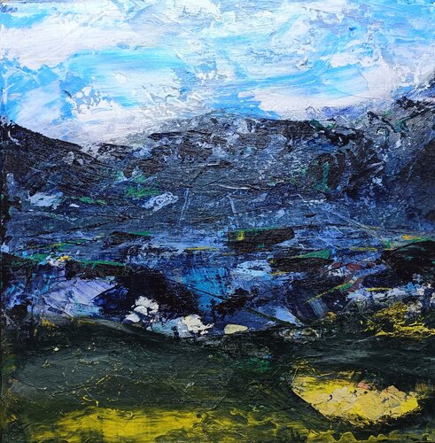 Summer Meadow 1 by Noreen Gallagher (2023) : Painting Acrylic on Canvas ...