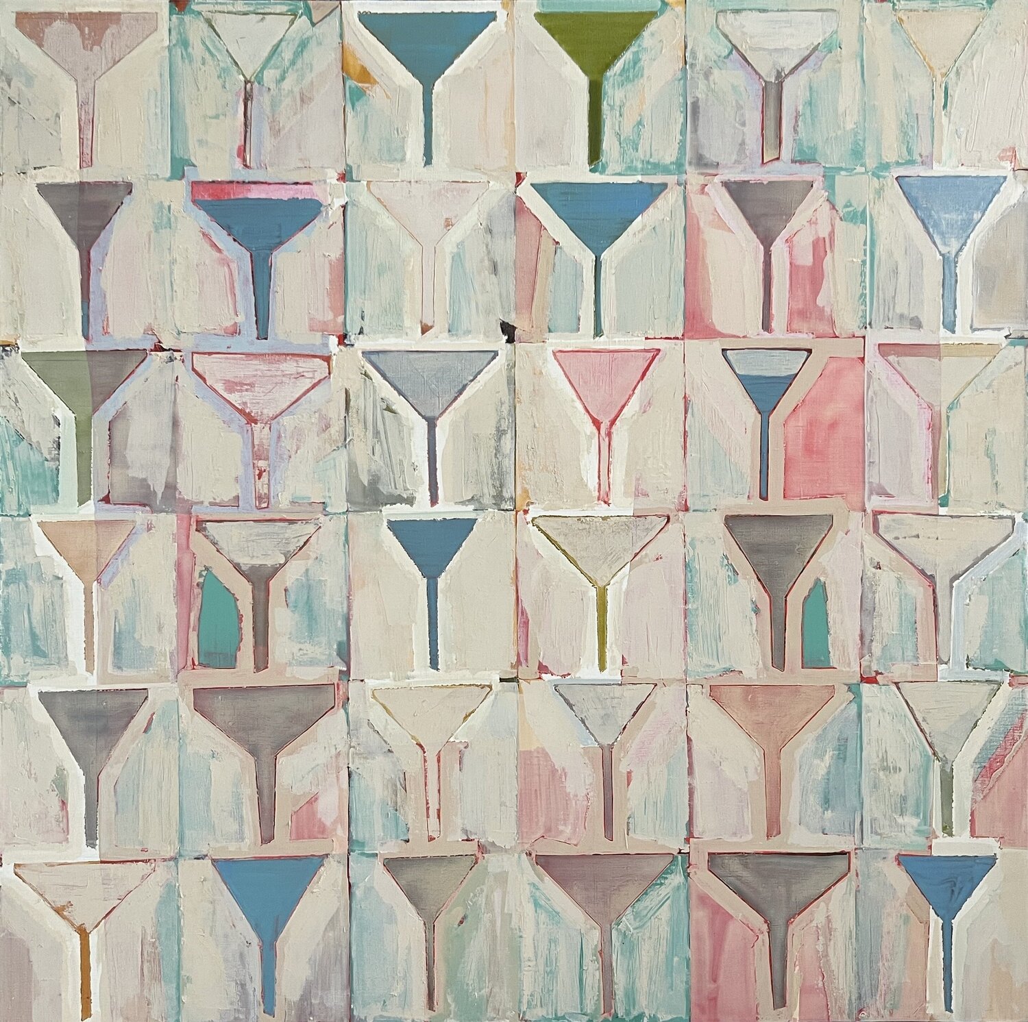From empty to empty by Florina Breazu (2022) : Painting Oil, Enamel on ...