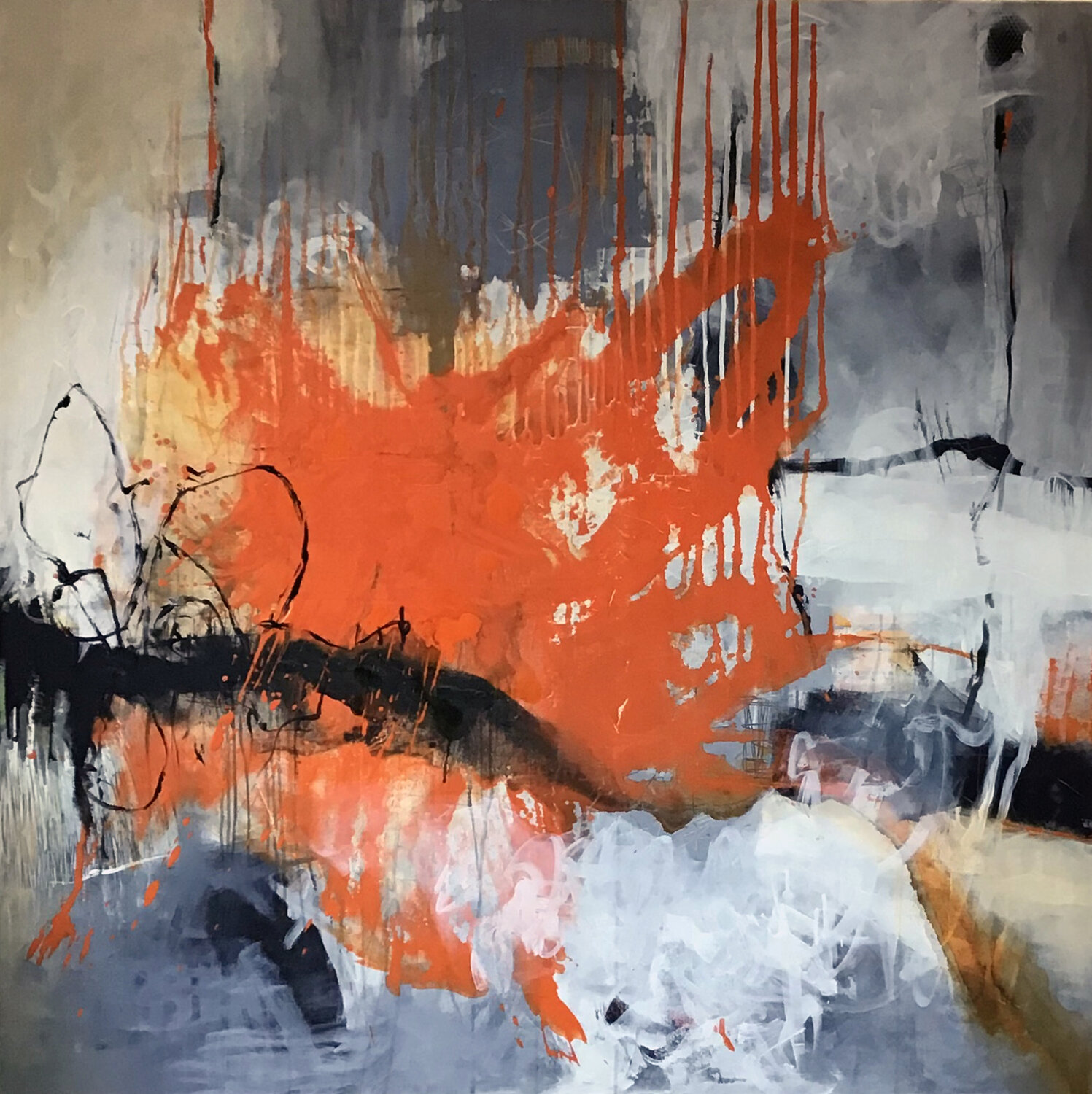 Splash de Martina Furk (2020): Pintura Acrílico en Lienzo - SINGULART