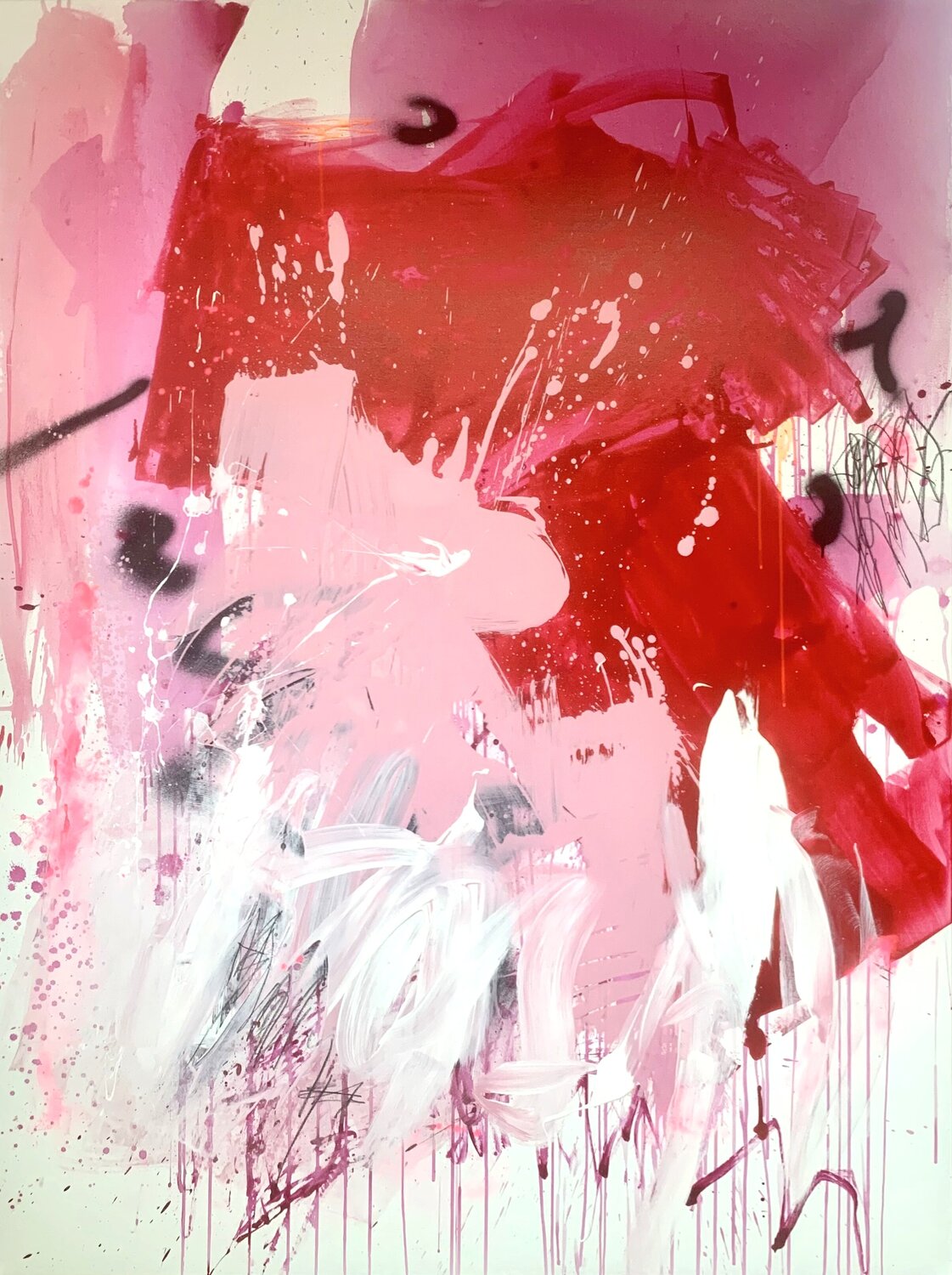 Jump into the 5th dimension by Martina Furk (2024) : Painting Acrylic ...