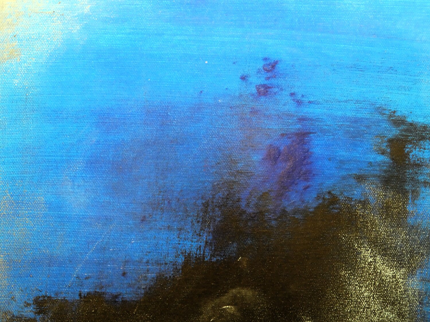 "Abysses 1" de Nicolas VASSE (2025) : Peinture Acrylique, Pigments sur ...