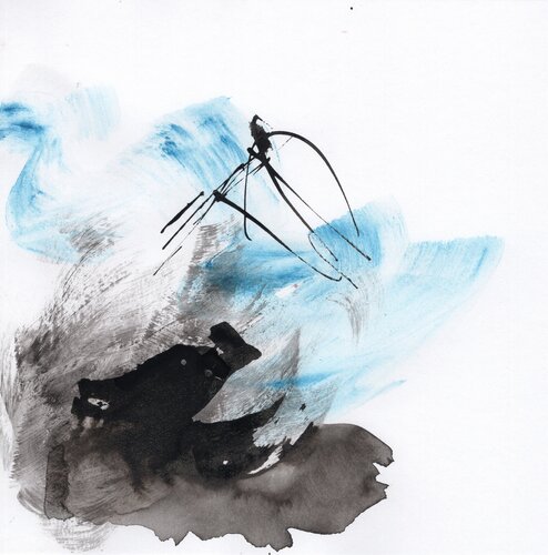 "Instant numéro 38" de Nicolas VASSE (2025): Obra en papel Acrílico ...