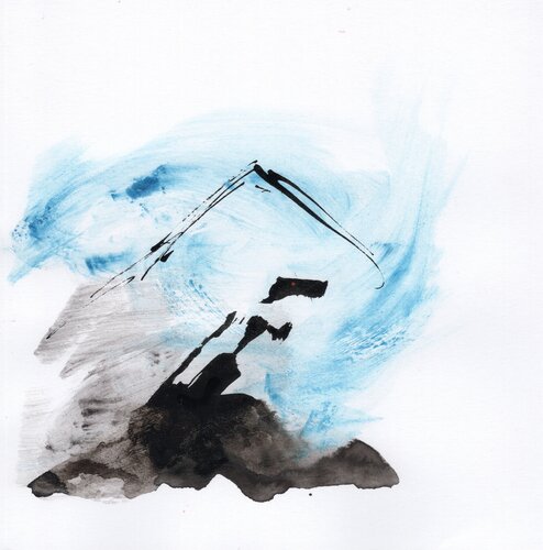 "Instant numéro 39" by Nicolas VASSE (2025) : Work on Paper Acrylic ...