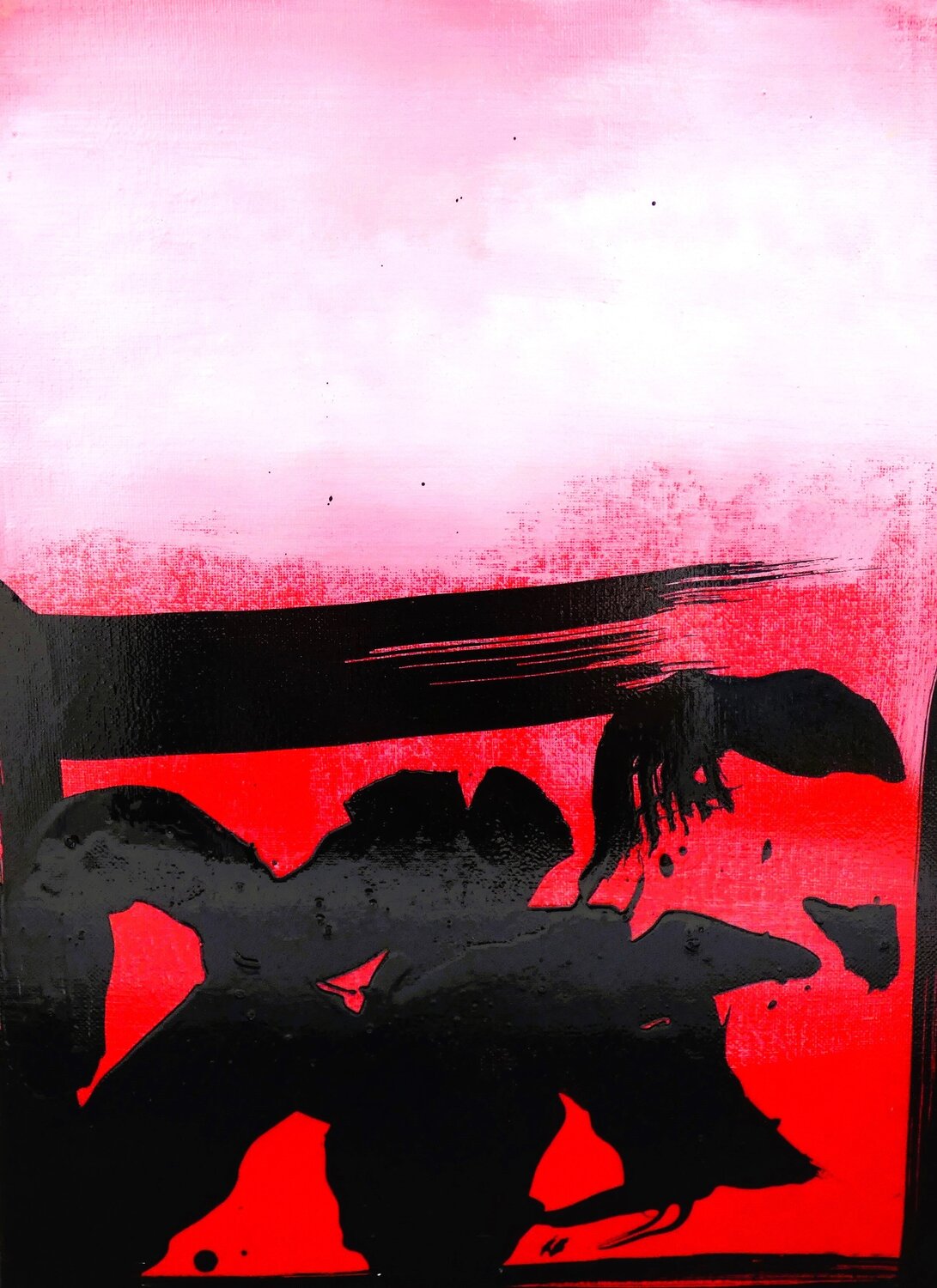 "Matière Noire n°7" de Nicolas VASSE (2025): Pintura Acrílico, Pigmento ...