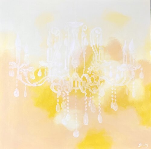 CHANDELIER "Villa Sisto I" by Sabine Hemming (2024) : Painting Oil, Oil ...