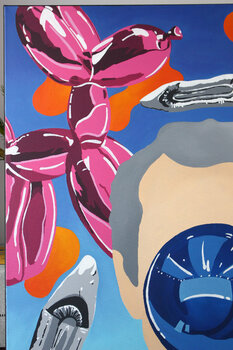 Faces and symbols – Jeff Koons by Monika Mrowiec (2021) : Painting ...