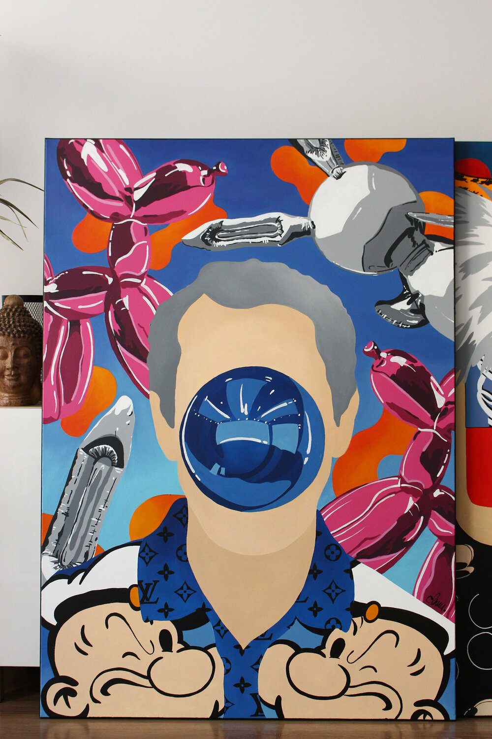 Faces and symbols – Jeff Koons by Monika Mrowiec (2021) : Painting ...