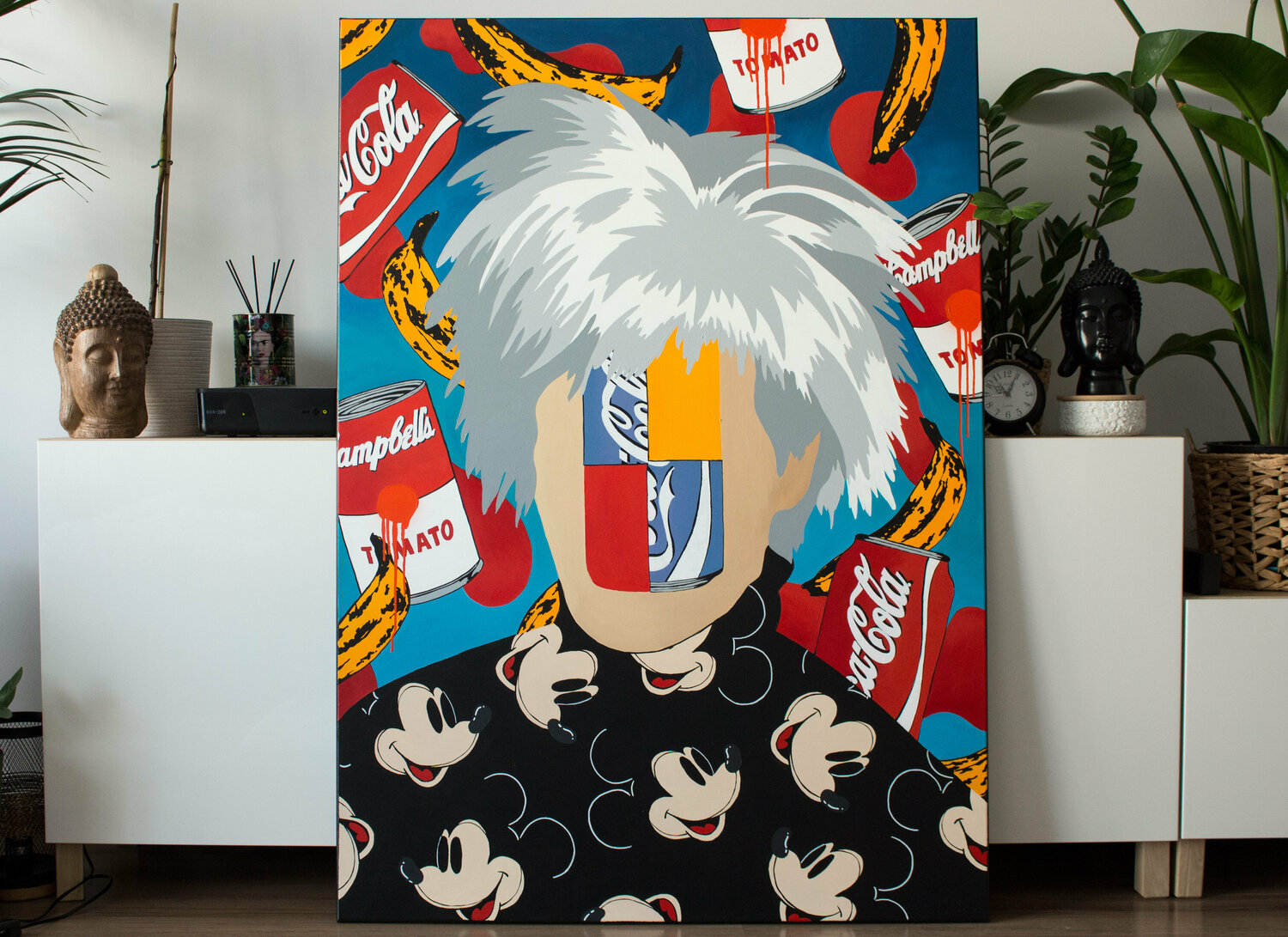 Faces and symbols – Andy Warhol by Monika Mrowiec (2021) : Painting ...