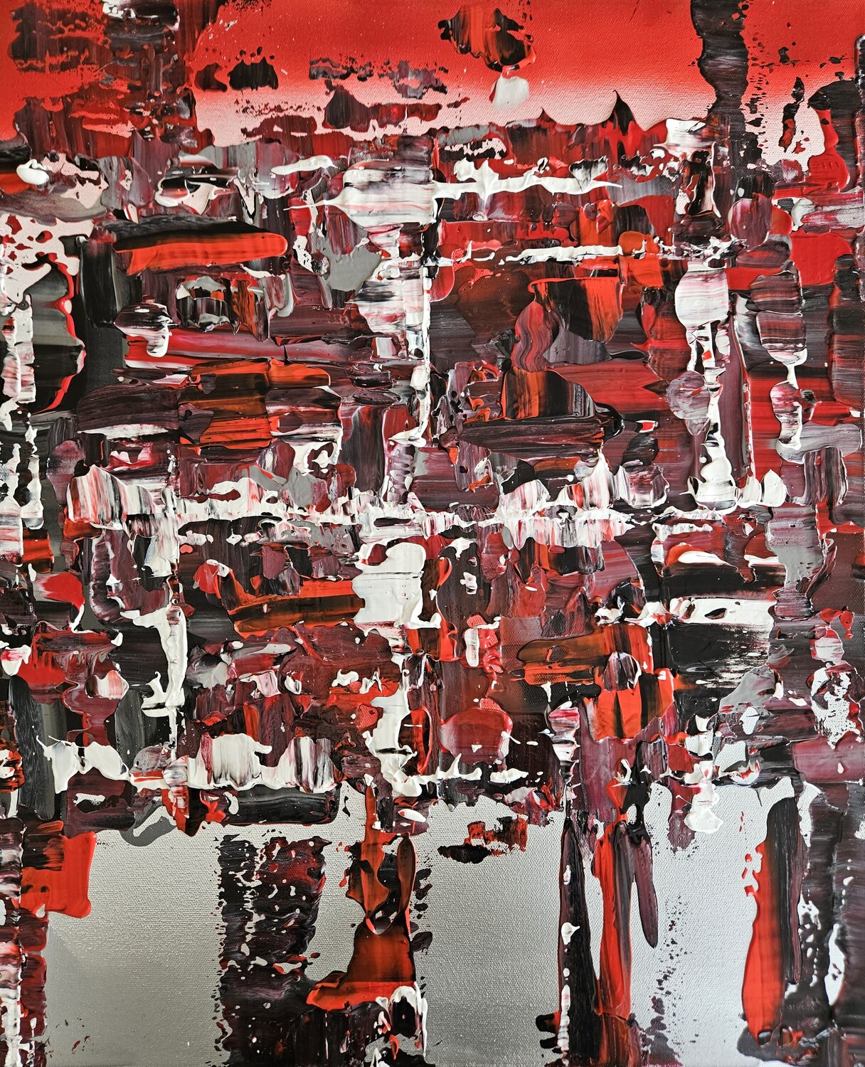 Daring Dimension by Lisa Smith (2024) : Painting Acrylic, Spray Paint ...