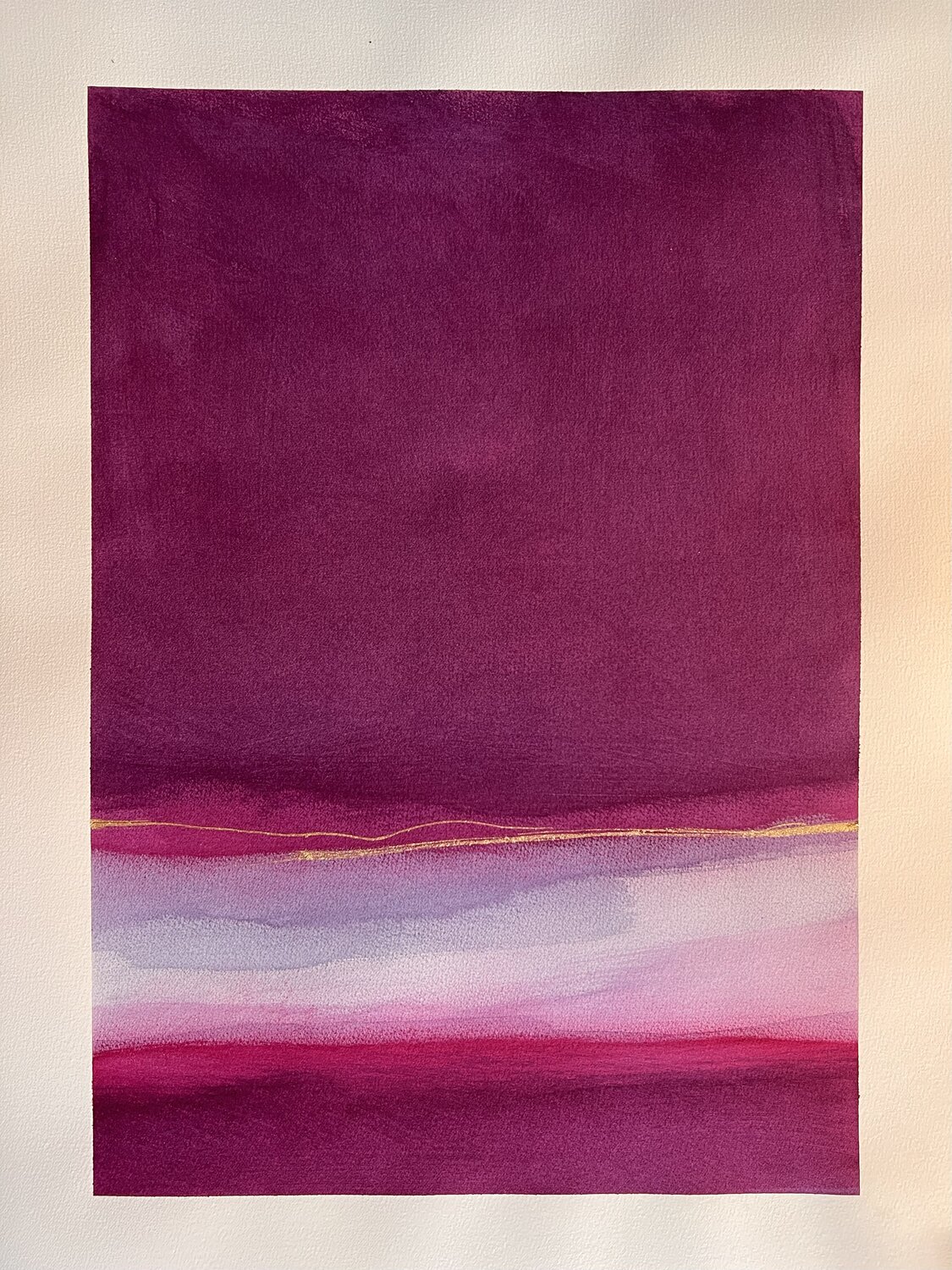 Tramonto di Trastevere, Roma by Joyce Dunn (2022) : Work on Paper Watercolor on Paper - Singulart