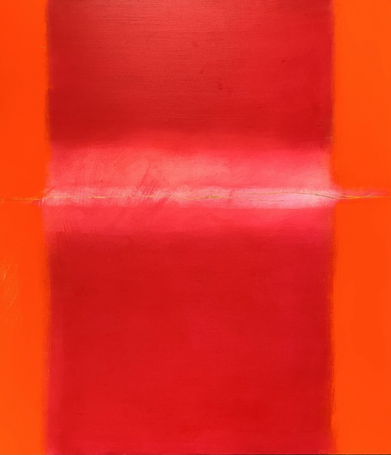 Tramonto a Ponte Sisto, Roma by Joyce Dunn (2022) : Painting Oil on Canvas - Singulart