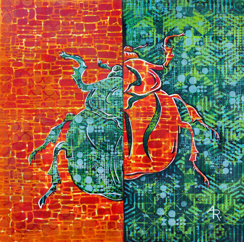 Nature Balance. Bug by Ariadna De Raadt (2020) : Painting Acrylic on ...