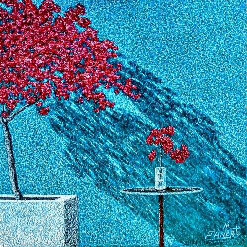 Red bouquet by Taner Mert (2024) : Painting Acrylic on Canvas - SINGULART
