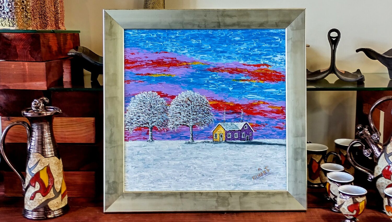 Winter by Taner Mert (2024) : Painting Acrylic on Canvas - Singulart