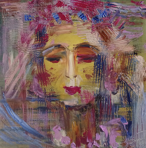 State of Silence von Tamara Shyrai (2026): Malerei Öl auf Leinwand ...