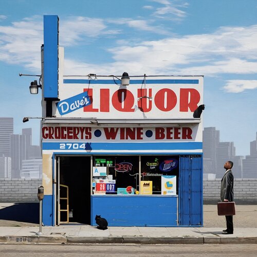 At Dave's by Jean-Marie Gitard (2025) : Painting Oil on Canvas - Singulart