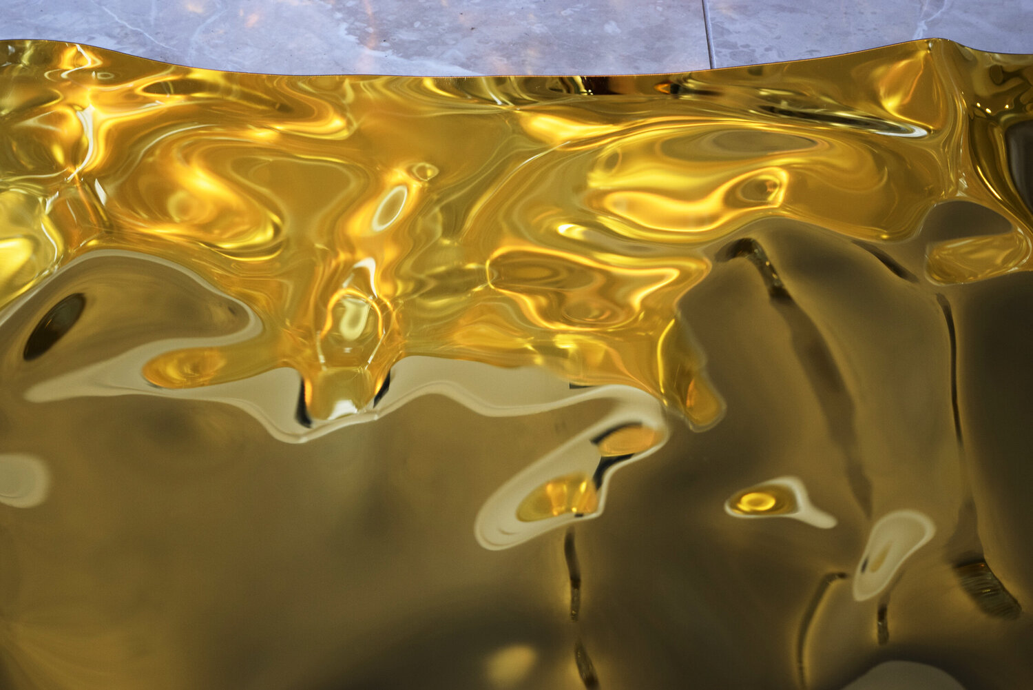 Dancing Water Reflections Sculptural Large 3-Dimensional by Anna Sidi ...