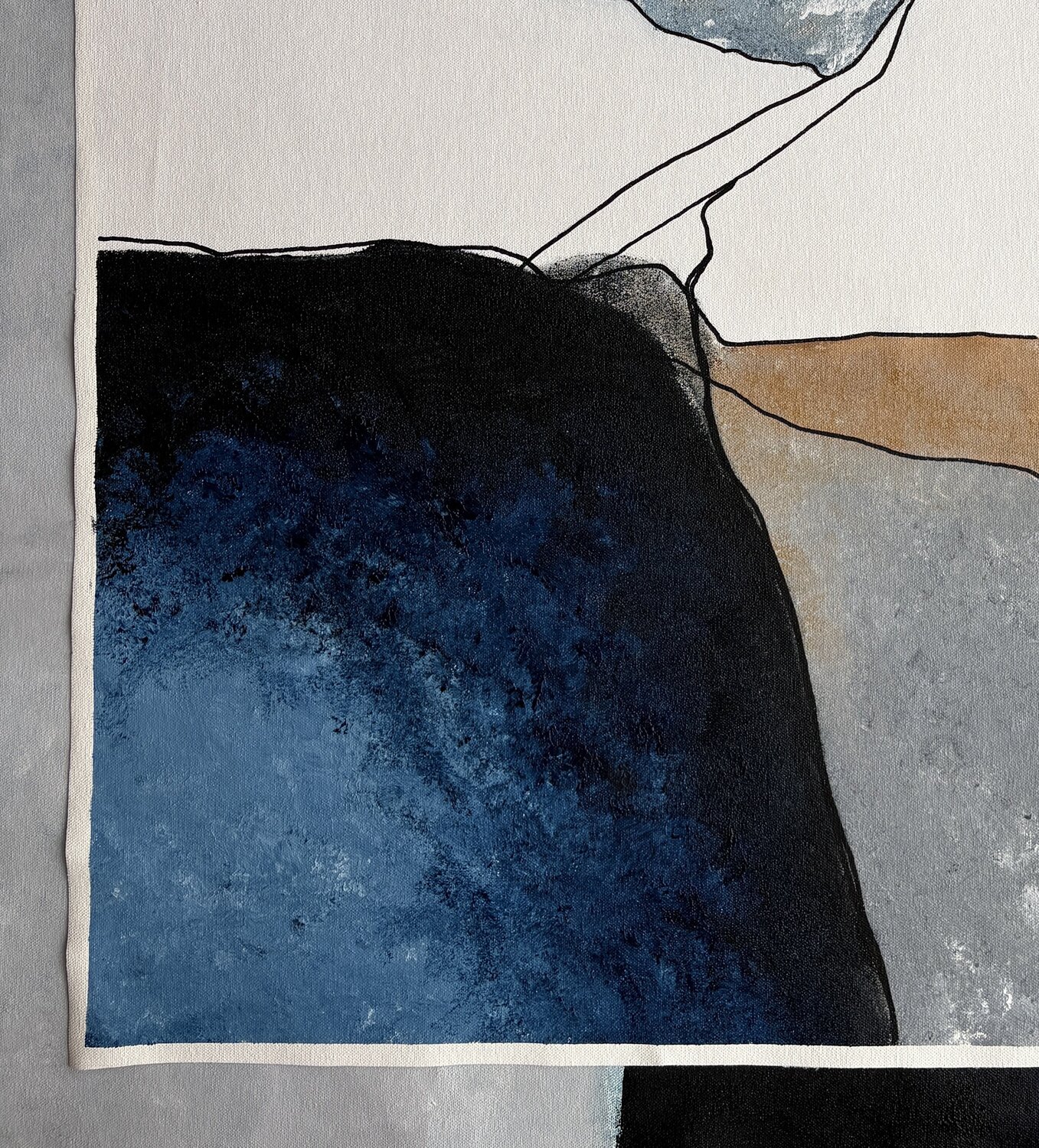 Lines of Silence by Ana Ozz (2025) : Painting Acrylic on Canvas - Singulart