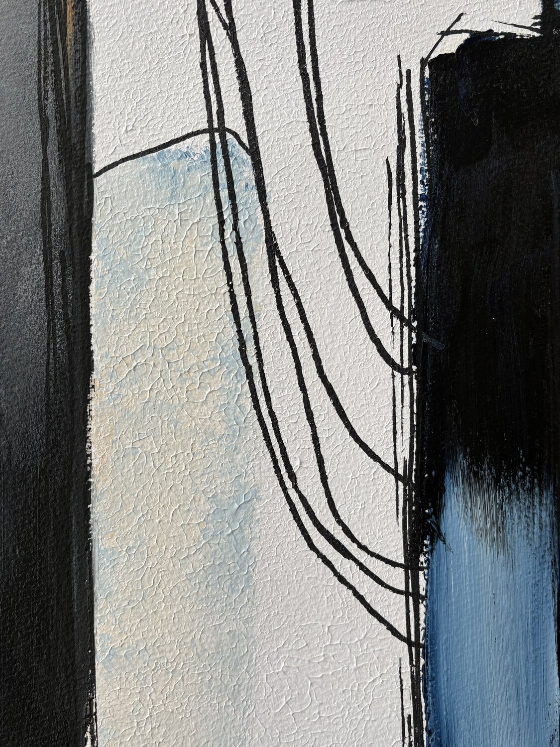 Urban Lines of Quiet by Ana Ozz (2026) : Painting Acrylic on Paper ...